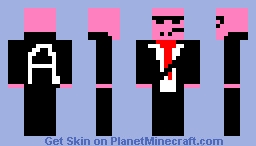 Super secret agent pig Minecraft Skin