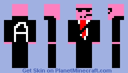 Super secret agent pig Minecraft Skin