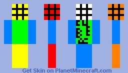 cuber skin Minecraft Skin