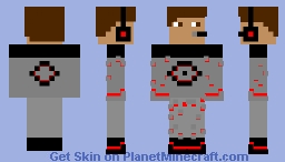 Red Gamer Minecraft Skin
