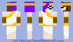 Moon in white Minecraft Skin