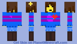 Frisk Undertale -_- Minecraft Skin