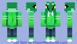 Green Wise Dragon Minecraft Skin