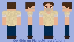 Guy w/ Bullet-Proof Vest Minecraft Skin