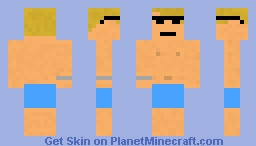 Beach Dude Minecraft Skin