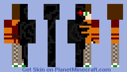 Half-Corrupted Boy Minecraft Skin