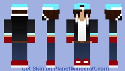 Minecraft Skin w/Cap Minecraft Skin