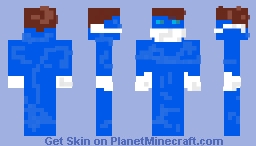 Blue Corona Minecraft Skin