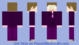 Purple Suit Minecraft Skin