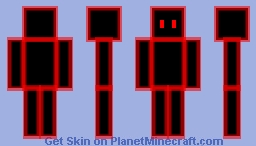Red Void Minecraft Skin
