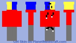 blue yellow Minecraft Skin