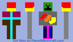 fire merch Minecraft Skin
