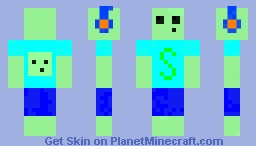 Slime man Minecraft Skin