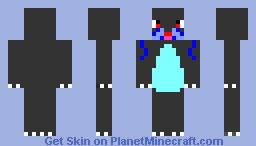 Mega Charizard X Minecraft Skin