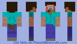 Evil Derpy Steve Minecraft Skin