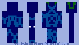 The evil drowned zombie Minecraft Skin