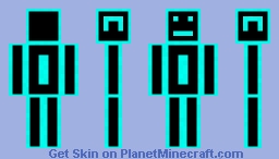 Binary Robot Minecraft Skin