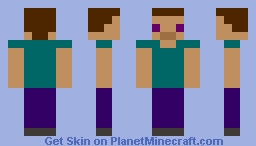 8-Bit Steve Minecraft Skin