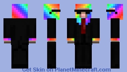 Rainbow Party Sheep(Party Animal) Minecraft Skin