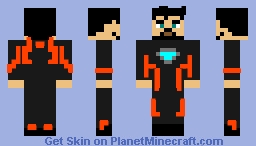 Tony Stark Infinity war edition Minecraft Skin