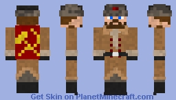 soviet man Minecraft Skin