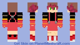Red casper Minecraft Skin