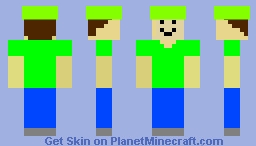 Rodrigo with a lemon green hat Minecraft Skin