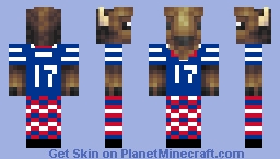 Buffalo Bills Buffalo Minecraft Skin