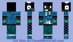 Cool Blue Minecraft Skin