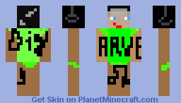 arve playing Minecraft Skin