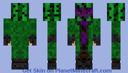 Cactus man varied transparent mask Minecraft Skin