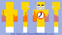 Zethos the god of time Minecraft Skin