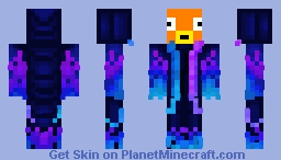 NEON fishstick Minecraft Skin