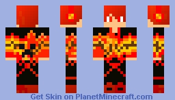 Fire Minecraft Skin