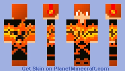 Flame Minecraft Skin