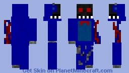 withered bonnie Minecraft Skin