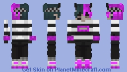 Purple Devil Boy Minecraft Skin