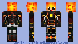 Fire Firemaster Minecraft Skin