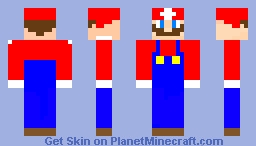 super Mario Minecraft Skin