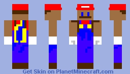 mario with flud sms Minecraft Skin