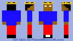 King Of Monster And boss V2 Minecraft Skin