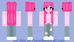 pink edit Minecraft Skin