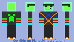 Cool slime Minecraft Skin