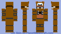 Freddy Fazbear Minecraft Skin