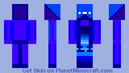 blue night ninja Minecraft Skin