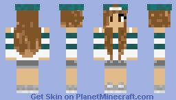 Summer Surf Girl Skin Minecraft Skin