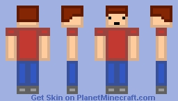 steve 8 bit Minecraft Skin