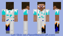 Battle damaged steve Minecraft Skin