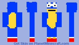 sanic Minecraft Skin