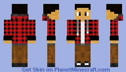 red checkered Minecraft Skin